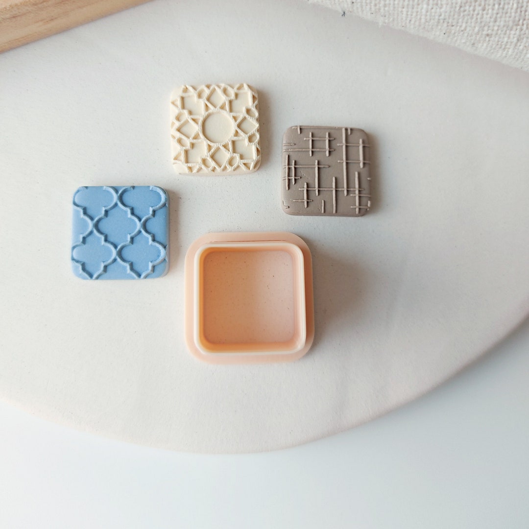 Round Square Polymer Clay Cutter Basic Shape Rounded-corner Square ...