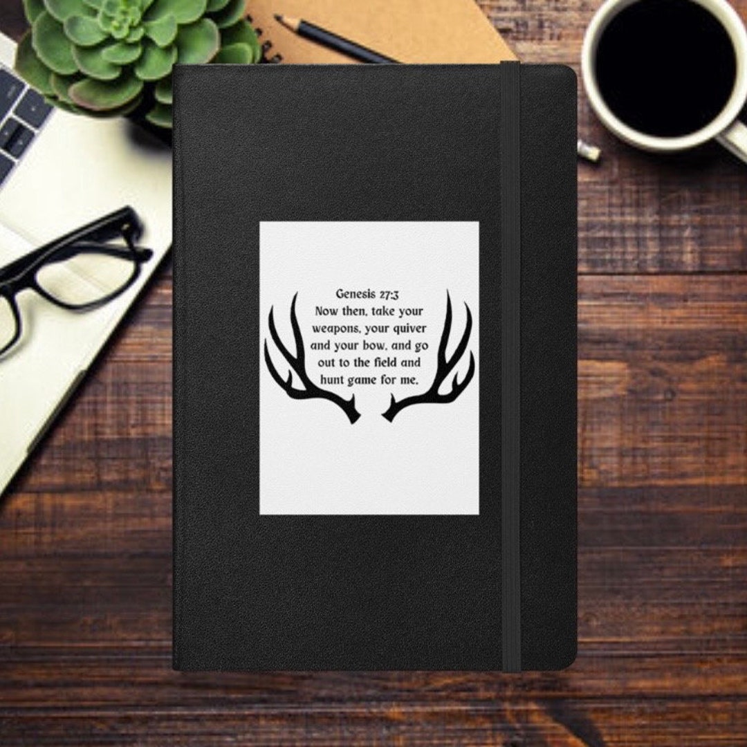 Bible Journal/notebook for Hunters, Genesis 27:3 Bible Verse - Etsy