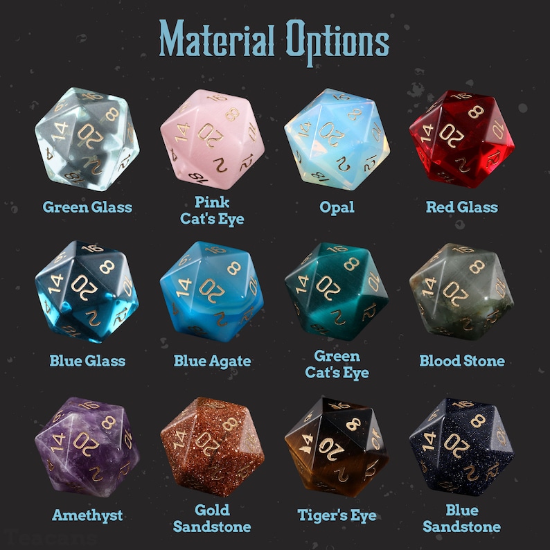 Custom D20 - Custom Dnd Dice Set, Custom Dice, Personalised Dnd Gifts ...