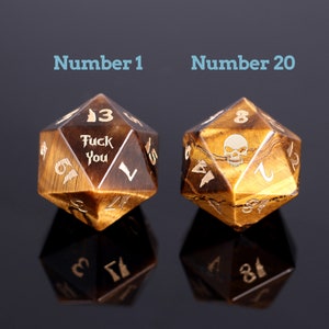 Custom D20 - Custom Dnd Dice Set, Custom Dice, Personalised Dnd Gifts ...