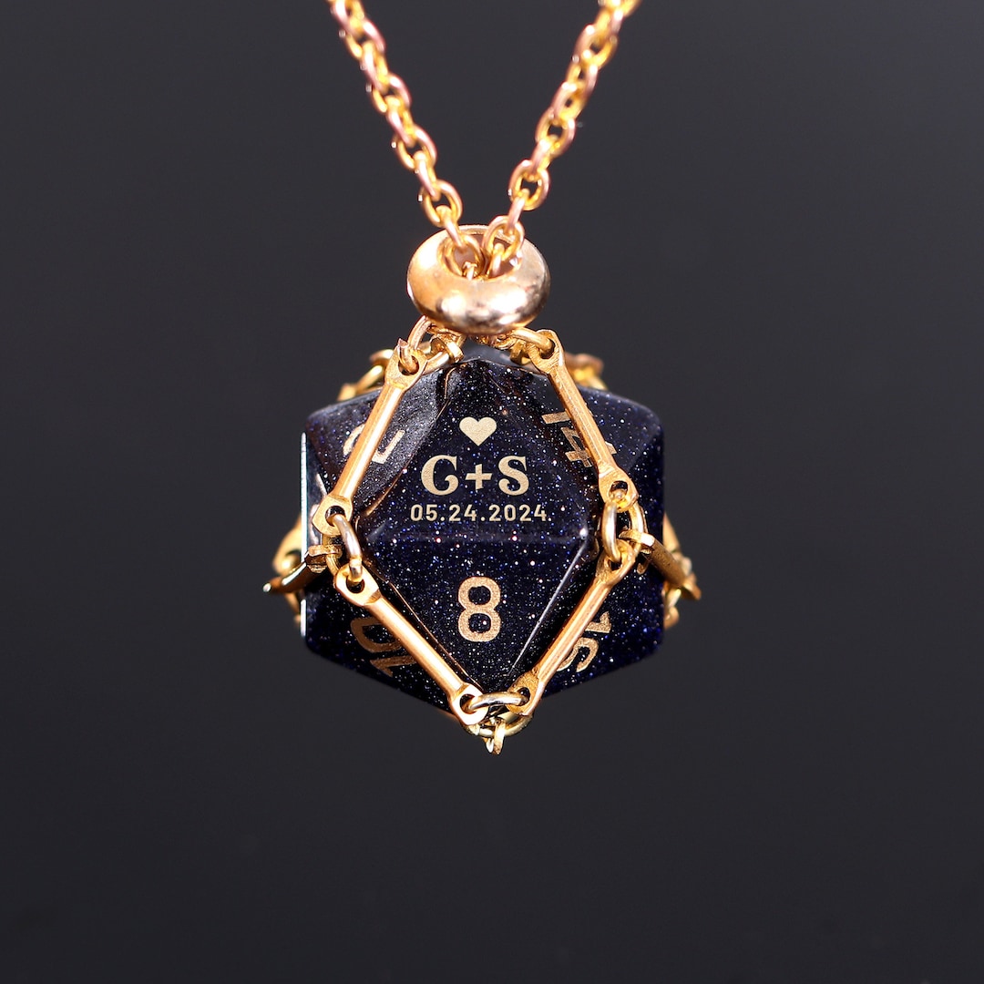 Personalised Wedding Dice - Custom D20, Engagement Gift, Personalised ...