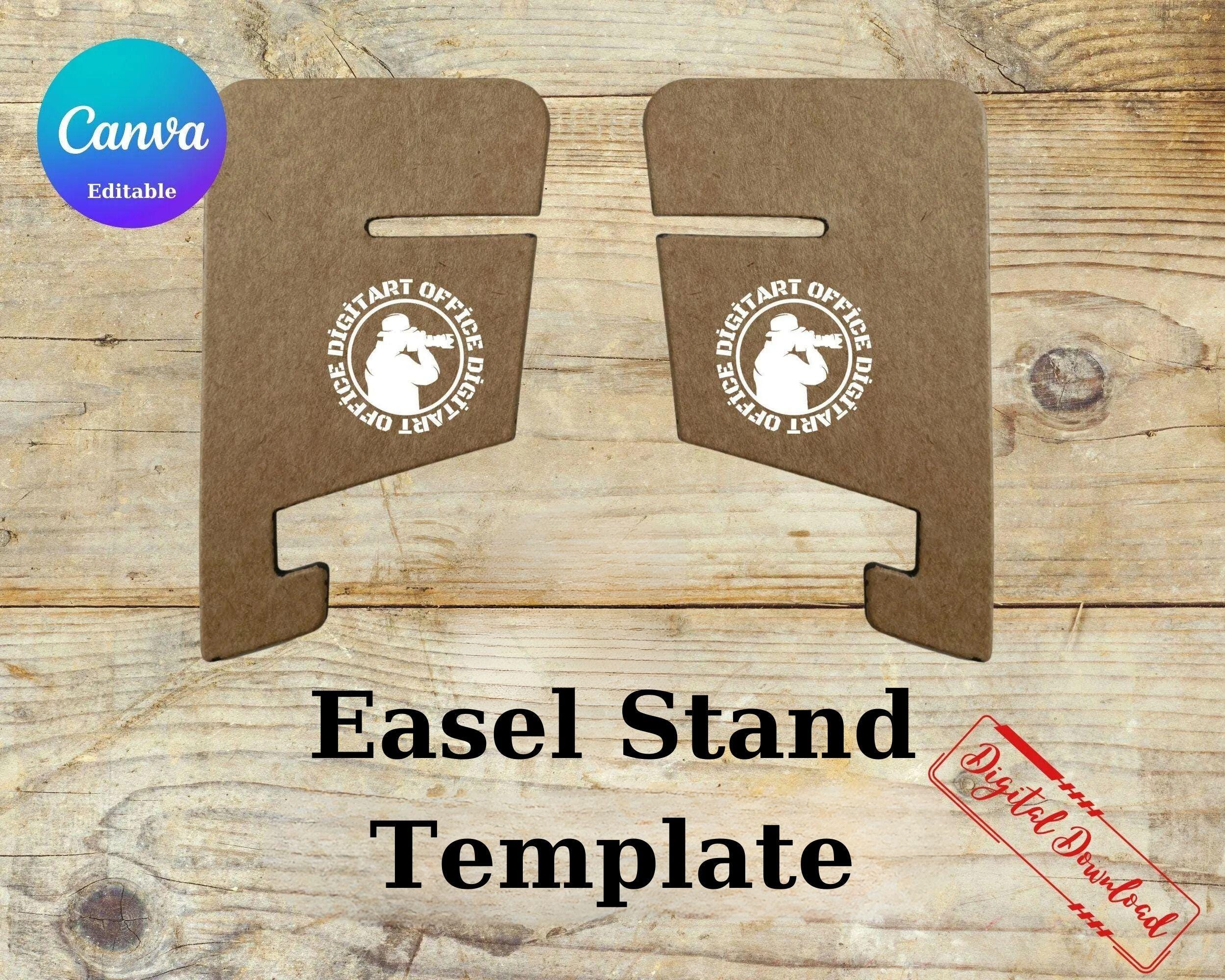 Easel Stand Template: Printable Photo Frame (digital Download) - Etsy