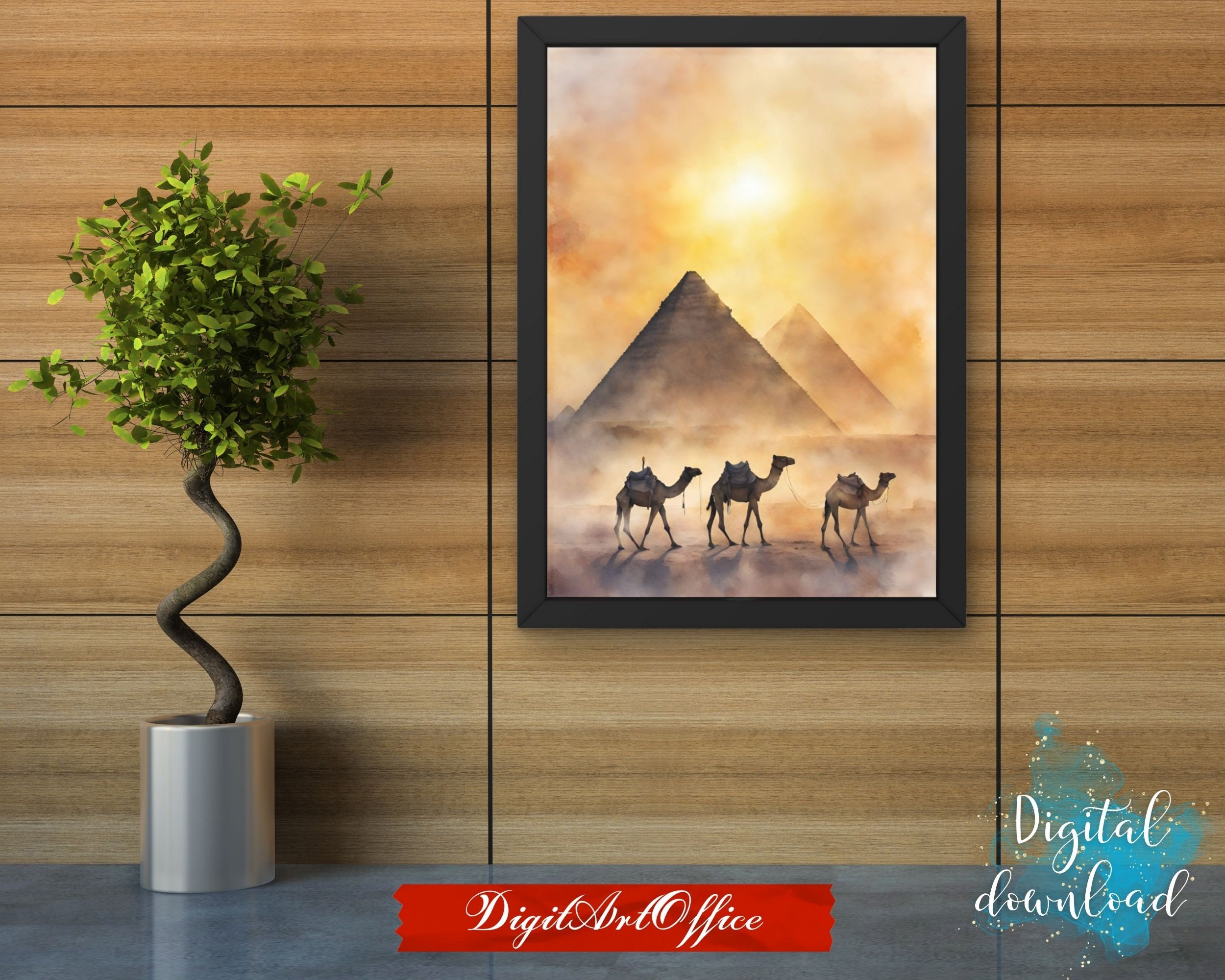 Egypt Pyramids Egypt Pyramids Poster Egypt Pyramids Wallart - Etsy