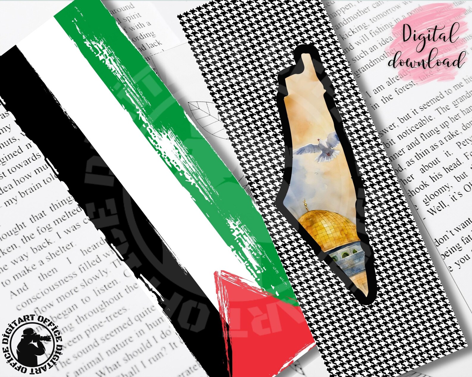 Palestine Bookmarks - Islamic Art - Masjid Al-aqsa - (digital Download ...