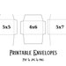 Printable Envelopes, Envelopes Bundle,diy Envelop - Etsy