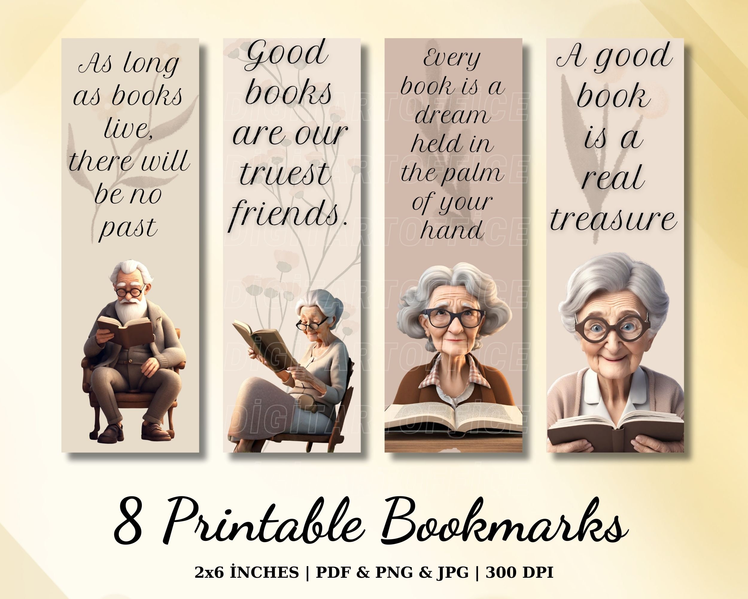 Printable Bookmarks, Bookmarks for Book Lovers - Etsy