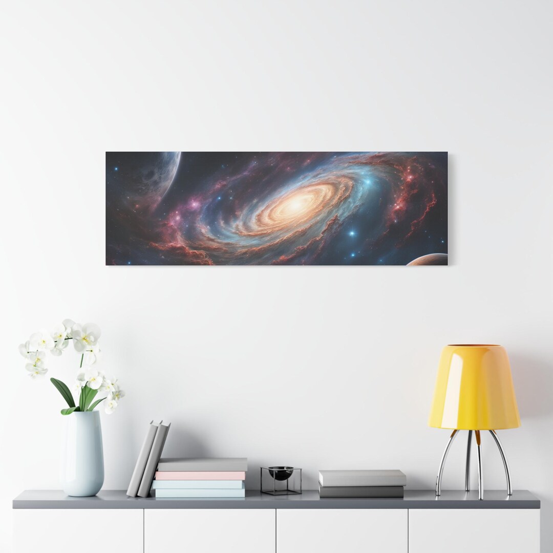 Galactic Canvas Art Space-themed Home Decor, Wall Art, Astronomy Gifts ...