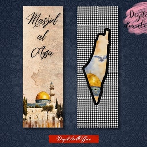 Palestine Bookmarks, Printable Palestine, İslamic Bookmarks - Etsy