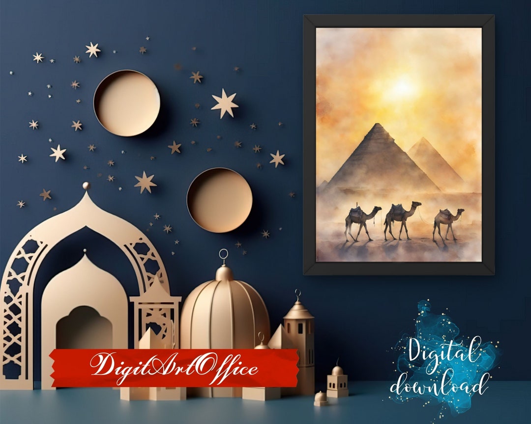 Egypt Pyramids Egypt Pyramids Poster Egypt Pyramids Wallart - Etsy