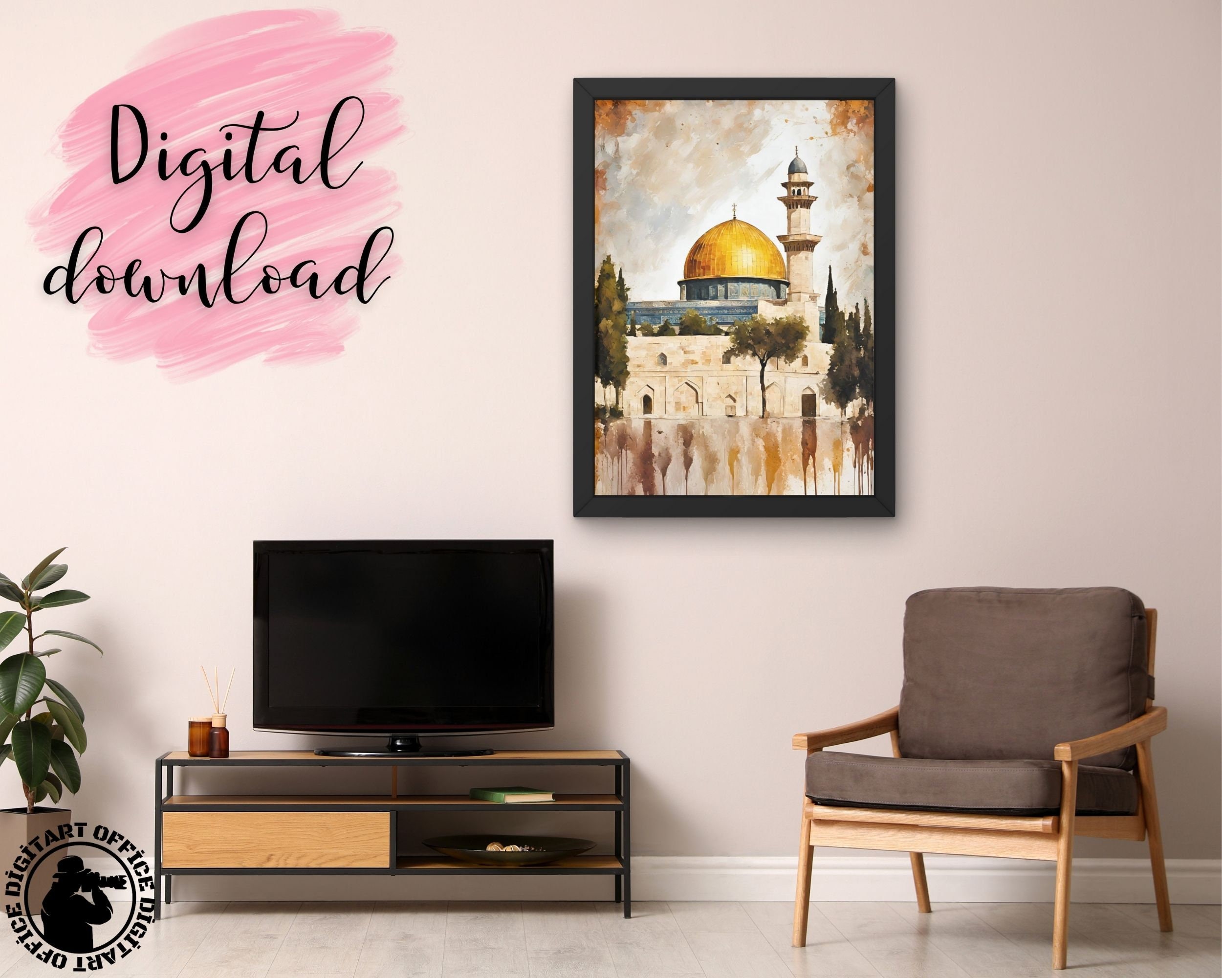 Masjid Al Aqsa Poster, Masjid Al Aqsa Wallart - Etsy