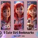 Cute Girl Bookmarks, Printable Bookmarks, Women Bokends - Etsy