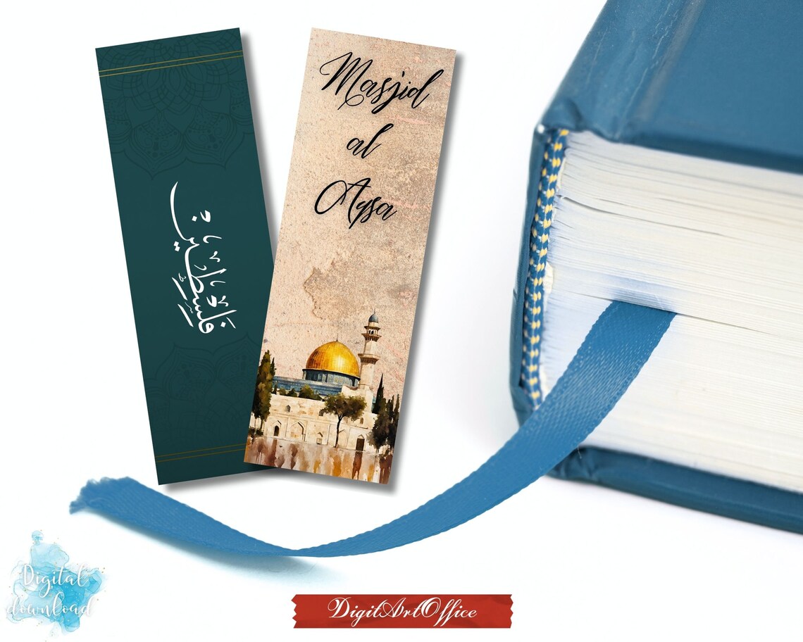 Palestine Bookmarks - Islamic Art - Masjid Al-aqsa - (digital Download ...
