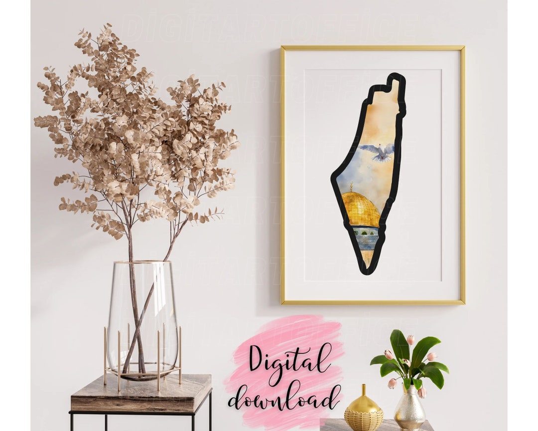 Masjid Al Aqsa, Al Aqsa Poster, Wallart Islamic, Palestine Wallart - Etsy