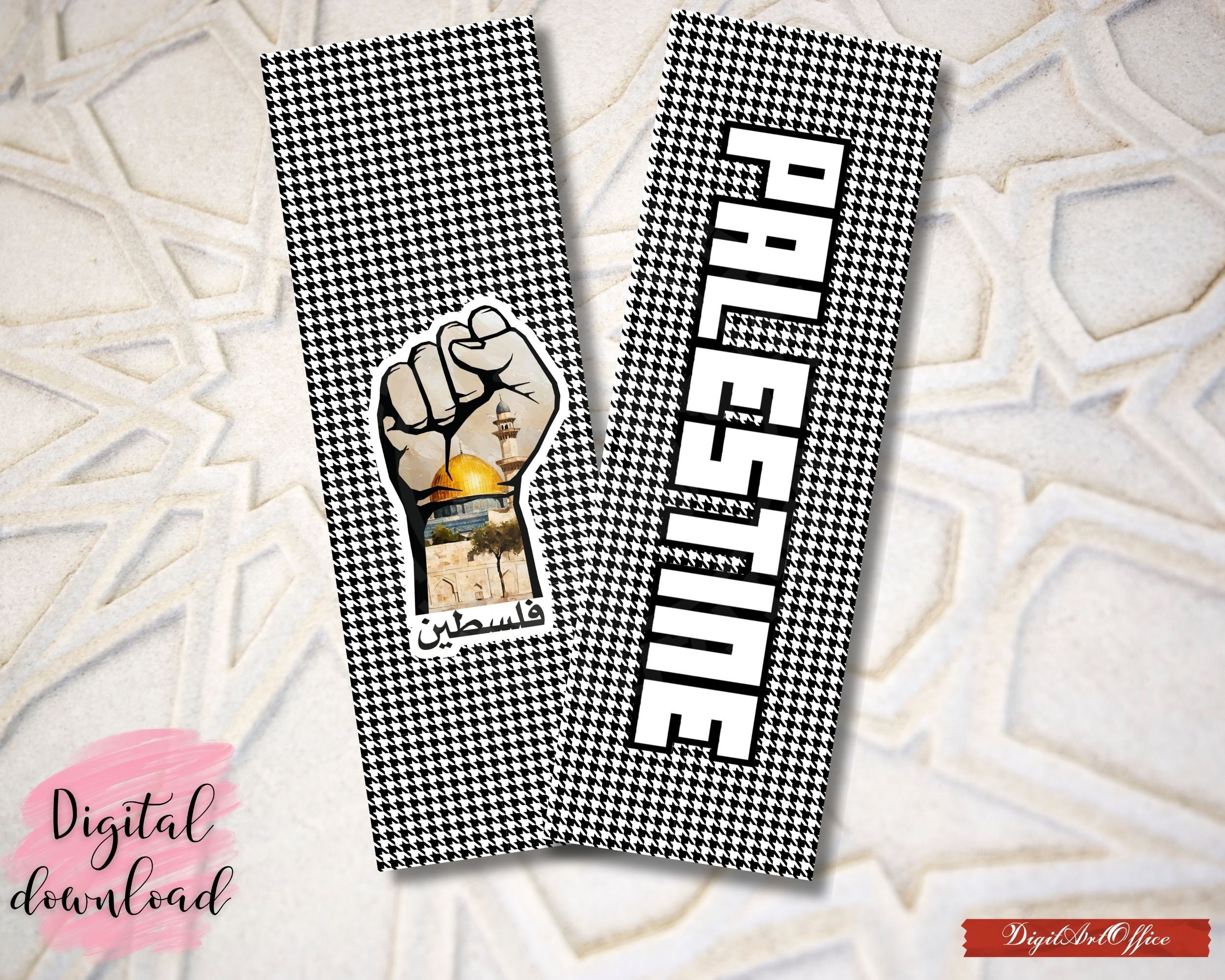 Keffiyehs Bookmarks, Printable Palestine Bookmarks - Etsy