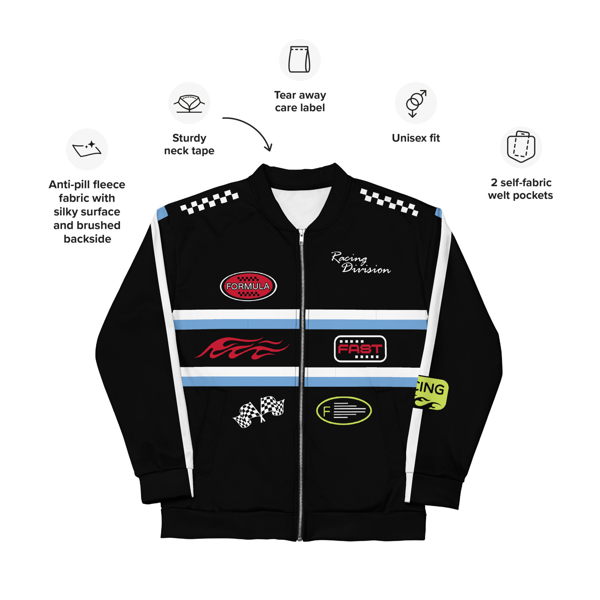 Formula Racing Bomber Jacket - Etsy