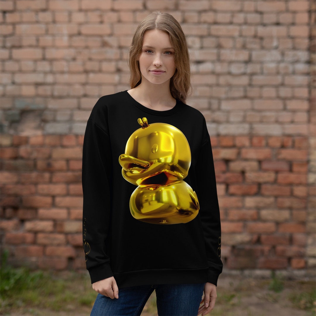 Metallic Gold Rubber Duckie Sweatshirt - Etsy
