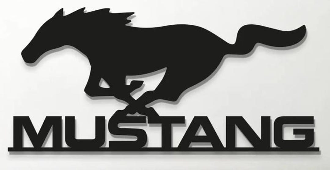 Mustang DXF Digital File Laser Cnc Plasma Waterjet Cutout Metal - Etsy