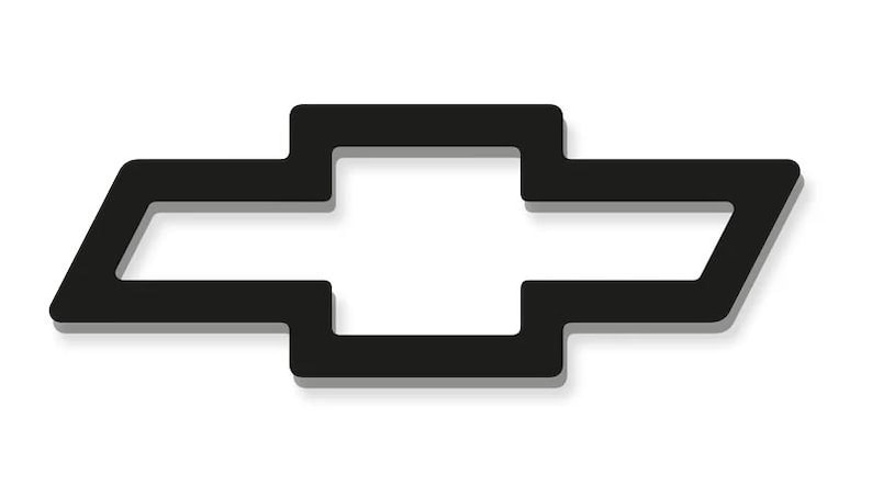 Chevrolet Sign DXF Digital File Laser Cnc Plasma Waterjet Cutout Metal ...