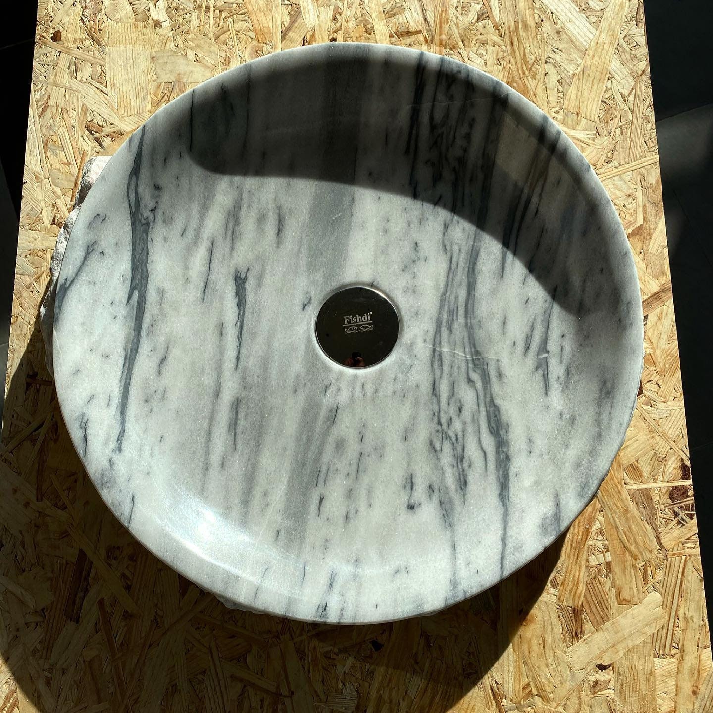 Marble Bowl Sink, Round Marble Sink, Stone Sink Tray, Ceramic Sink for ...