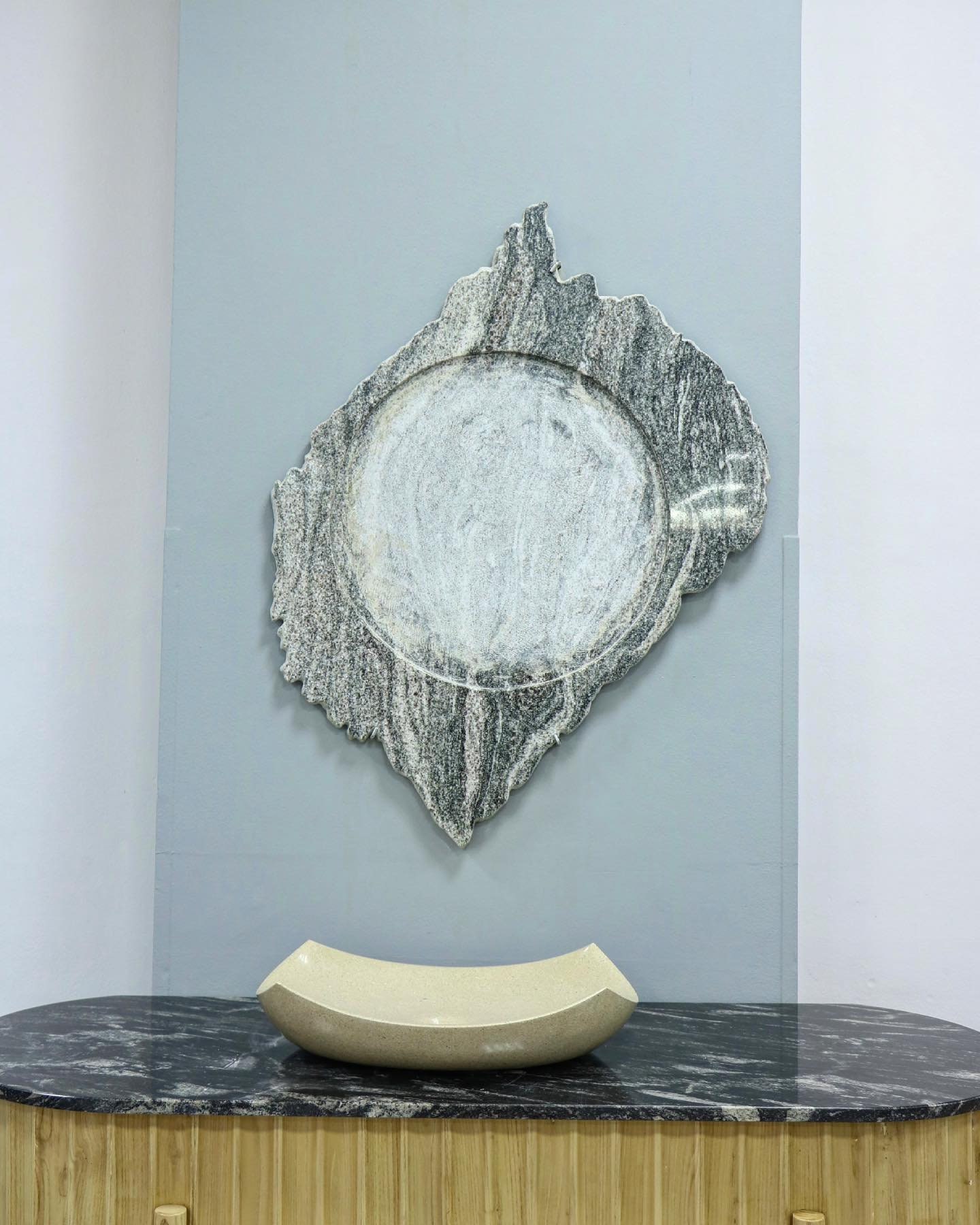 Natural Stone Mirror Frame, Bathroom Wall Mirror, Decorative Marble ...