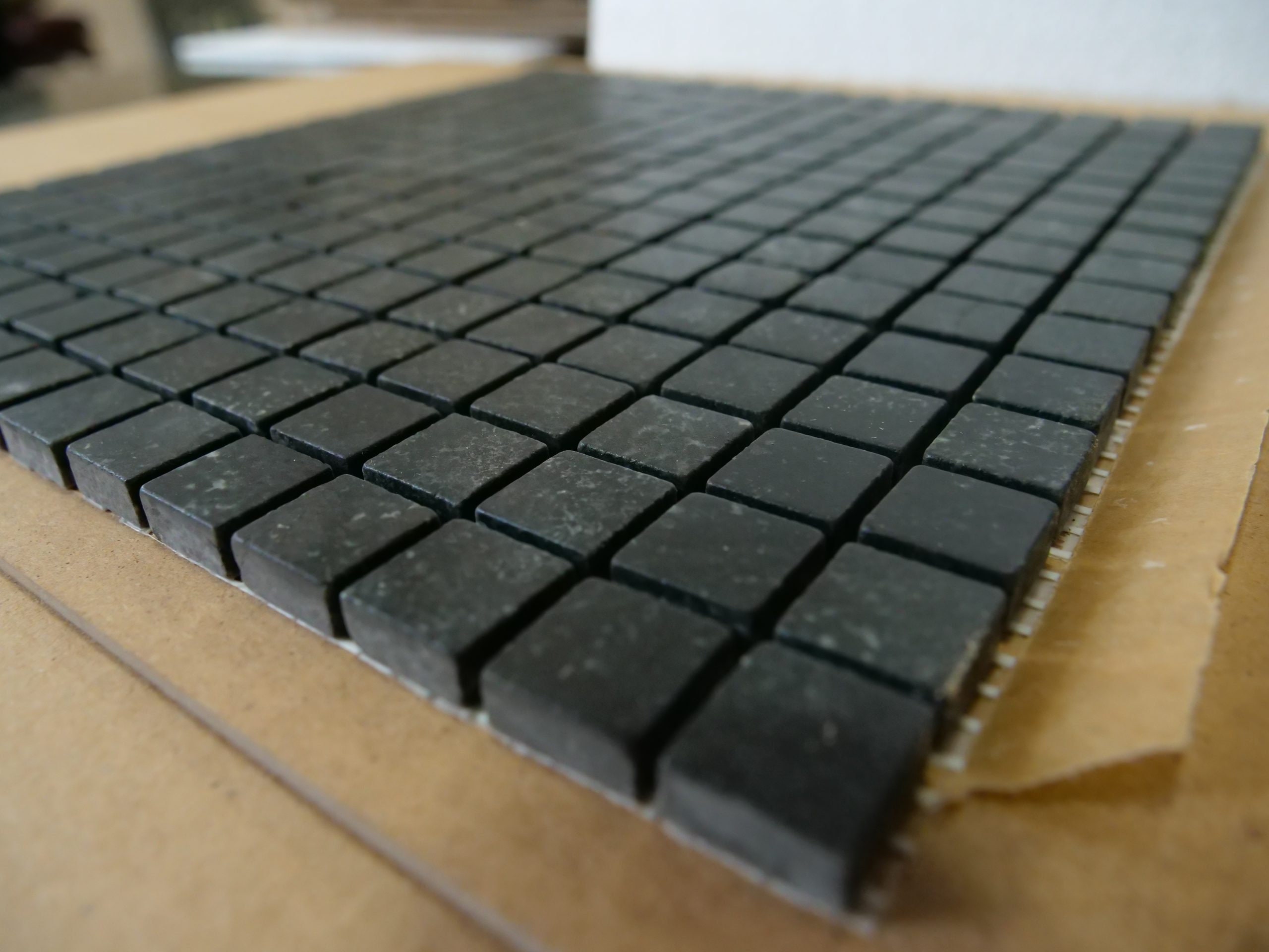 Black Square Tiles, Mosaic Tiles, Decorative Stones Wall Tiles, Kitchen ...