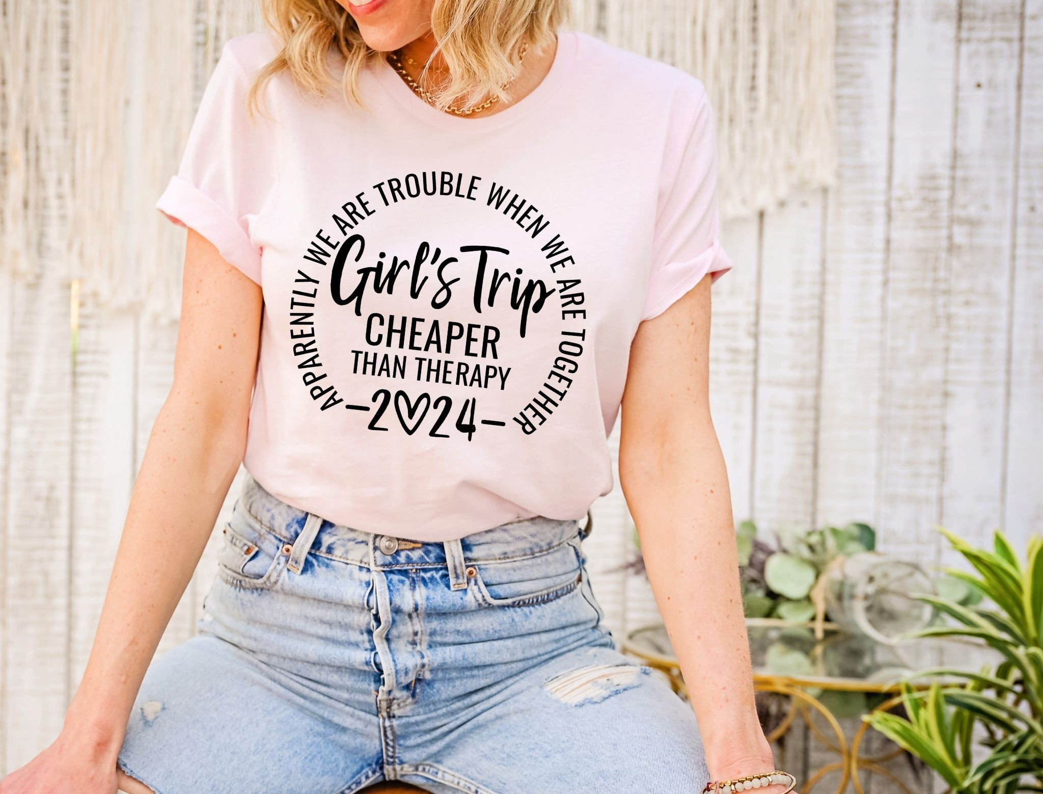 Girls Trip 2024 Shirt,girls Trip Cheaper Than Therapy 2024, Girls Weekend 2024, Girls Vacation ...