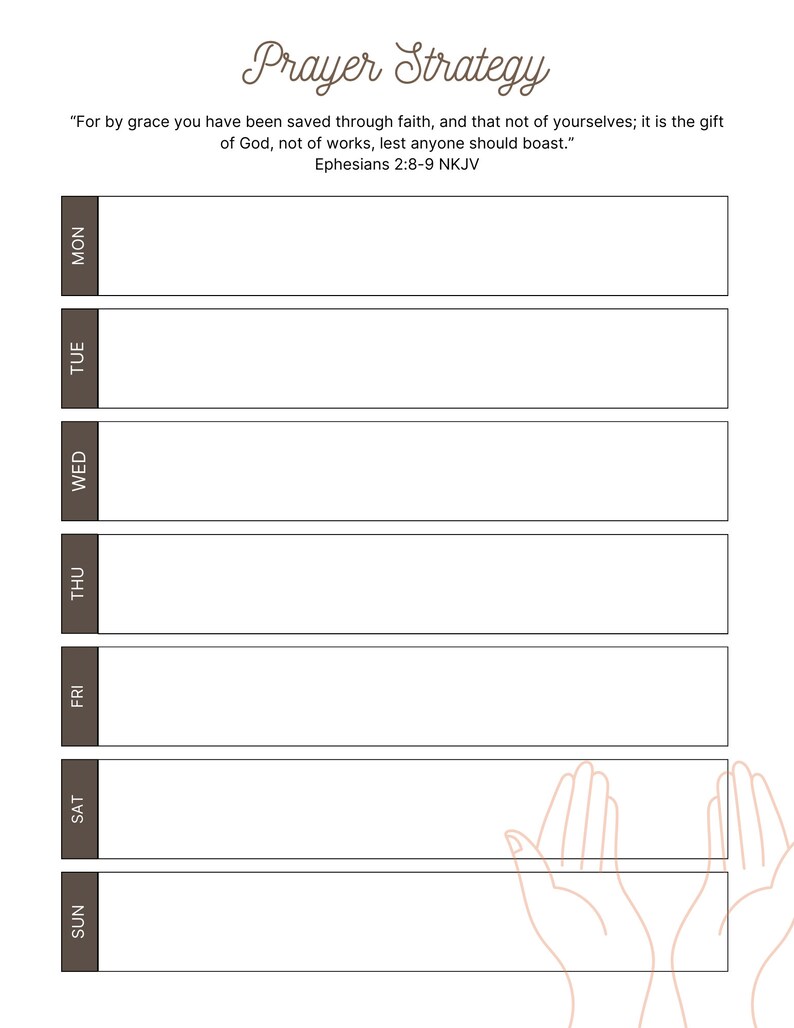 Prayer Journal PDF: A Comprehensive Guide to Strengthening Your Prayer ...