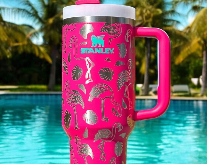40 Oz Flamingo Stanley - Etsy
