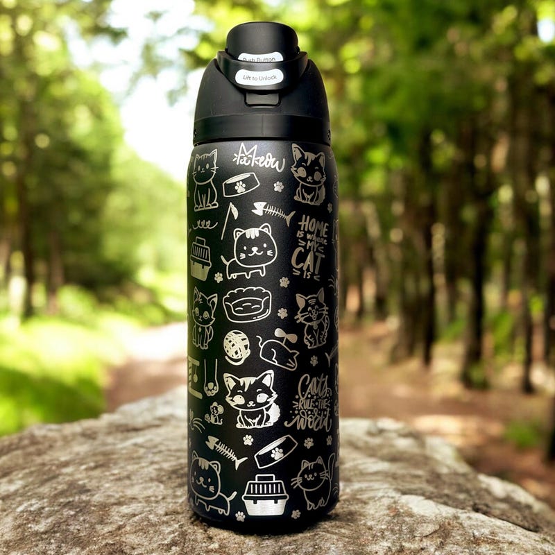 Owala Cat Bottle - Etsy