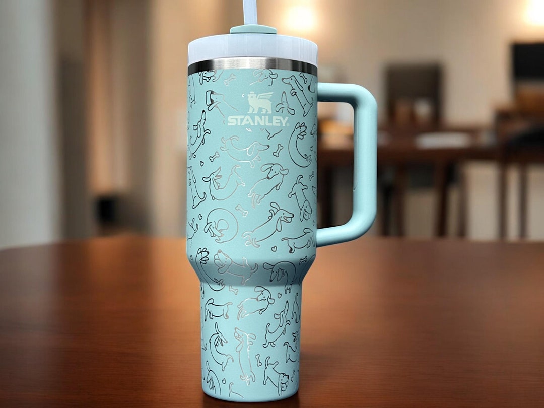 Dachshund 40oz Stanley OR Generic Laser Engraved Tumbler, Wiener Dog ...