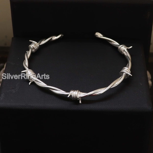 Men's Barb Wire Bracelet - Etsy