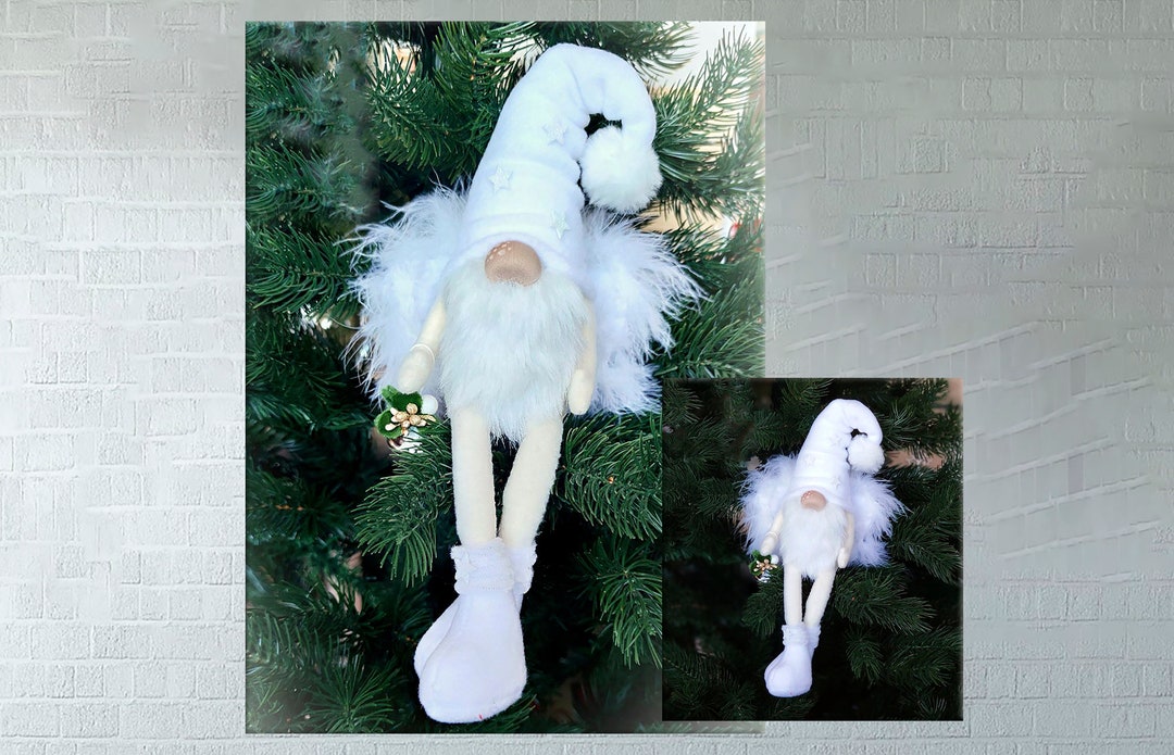 Angel Gnome With Long Legs Gnome With Wings Hanging Gnome - Etsy