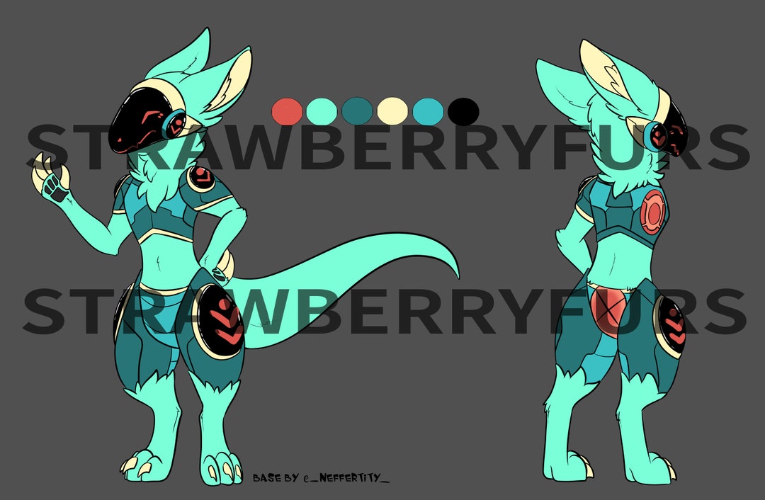 Protogen Adopt Reference Sheet - Etsy
