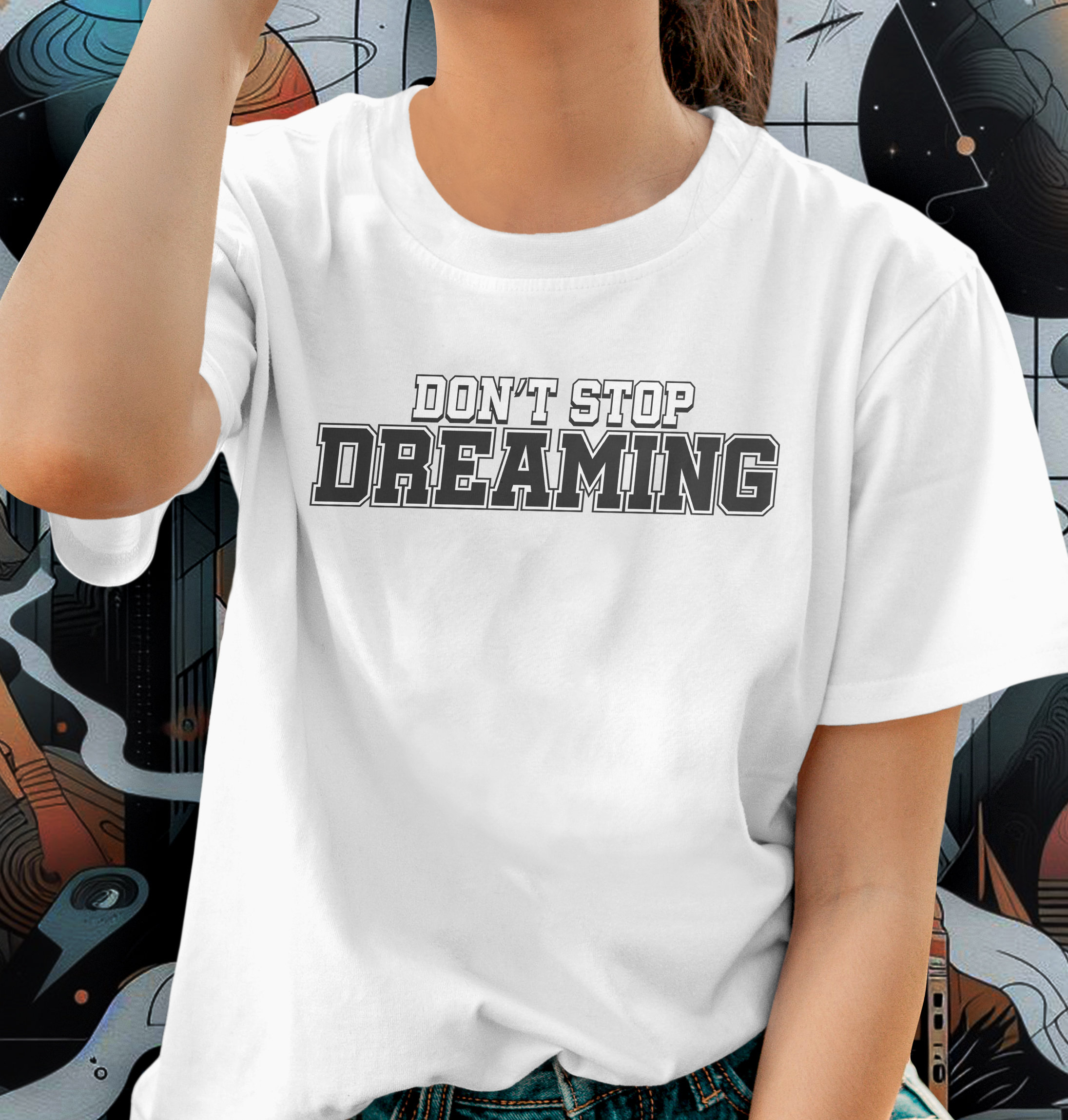 Don't Stop Dreaming Inspiring SVG, Motivational, Mental Health, Hustle ...