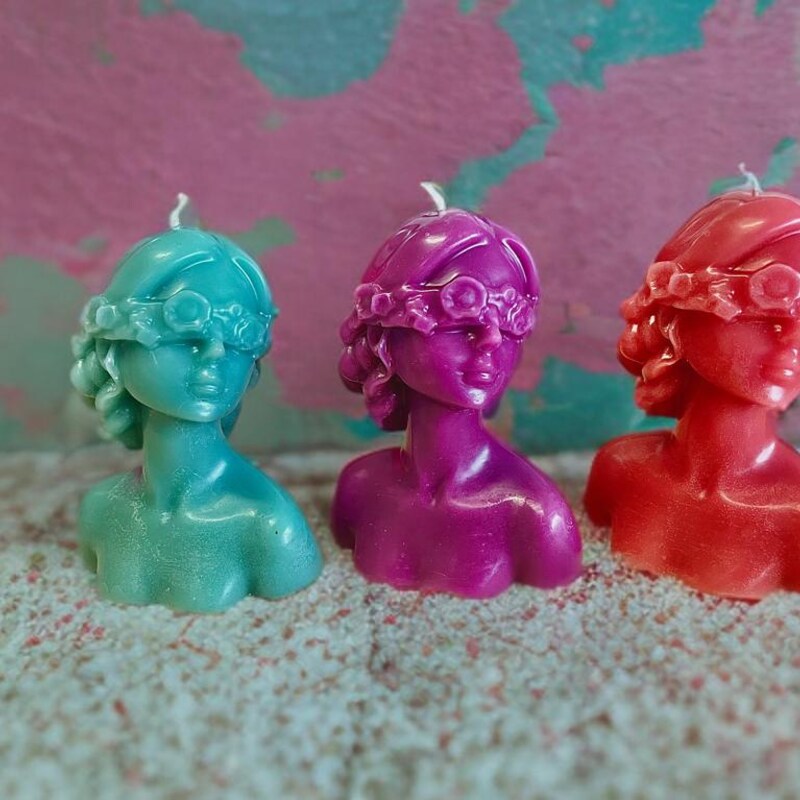 Bust Candle - Etsy