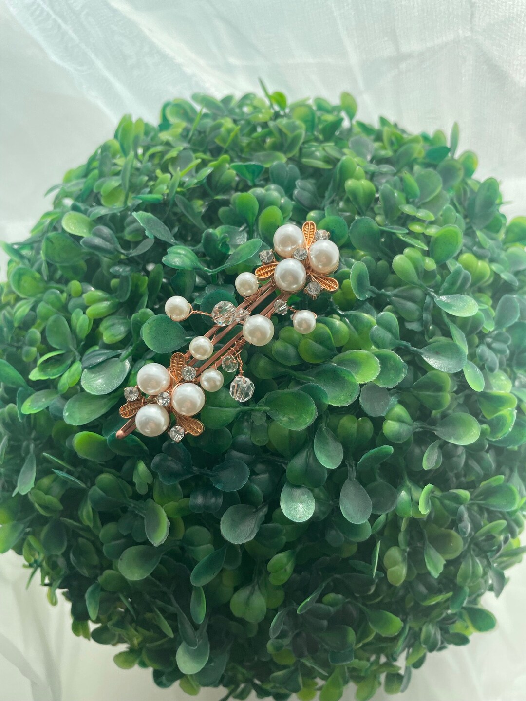 Rose Gold Hair Pin Etsy