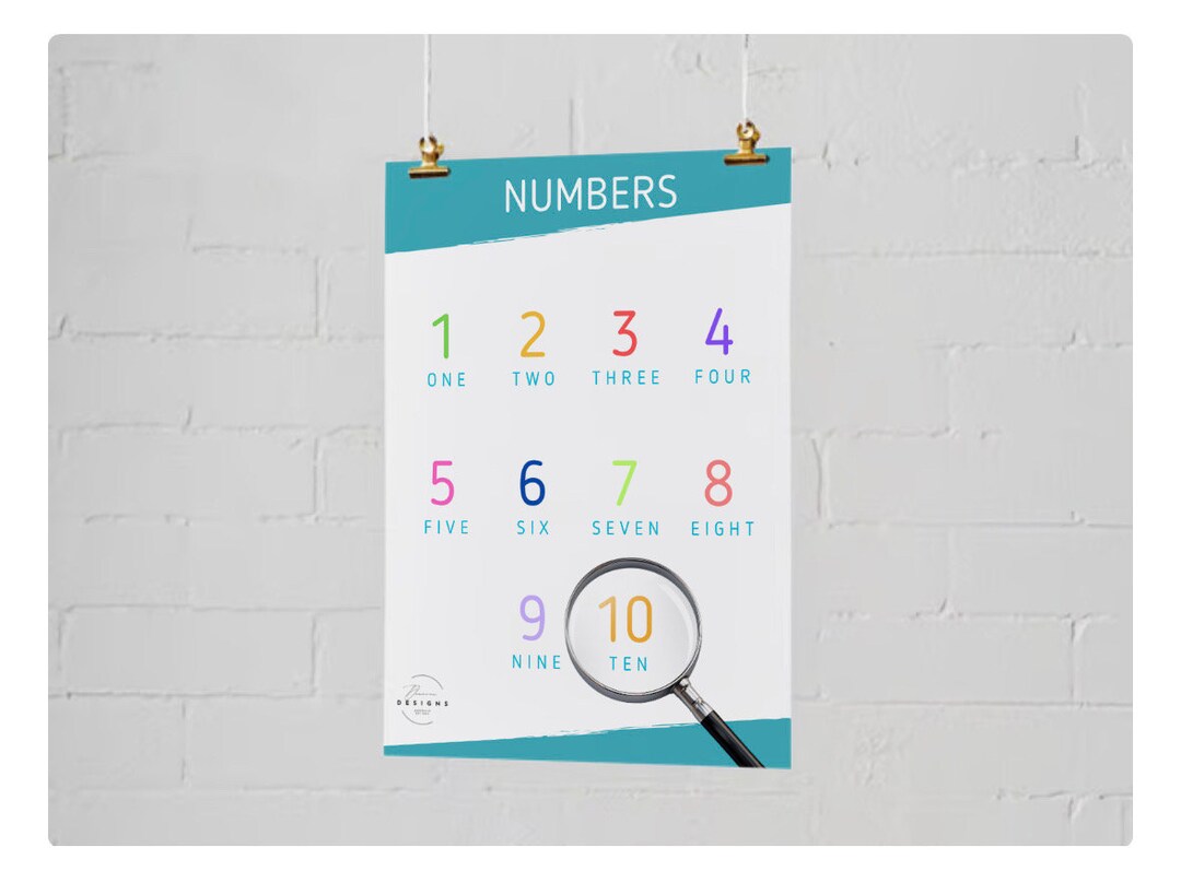 Educational A3 Posters for Children/preschool - Etsy