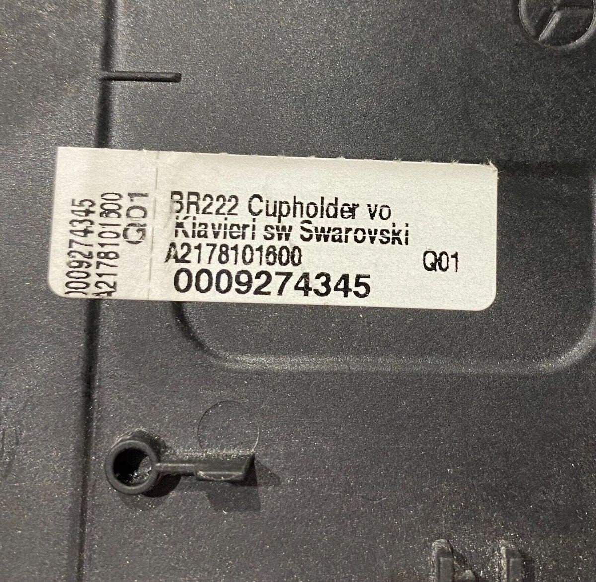 Mercedes Benz Center Console Cupholder Trim, Cover Tray A2178101600 - Etsy