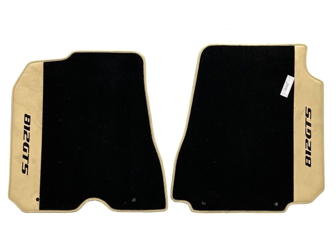 Ferrari 812 Gts Original Floor Mats Black Camel - Etsy