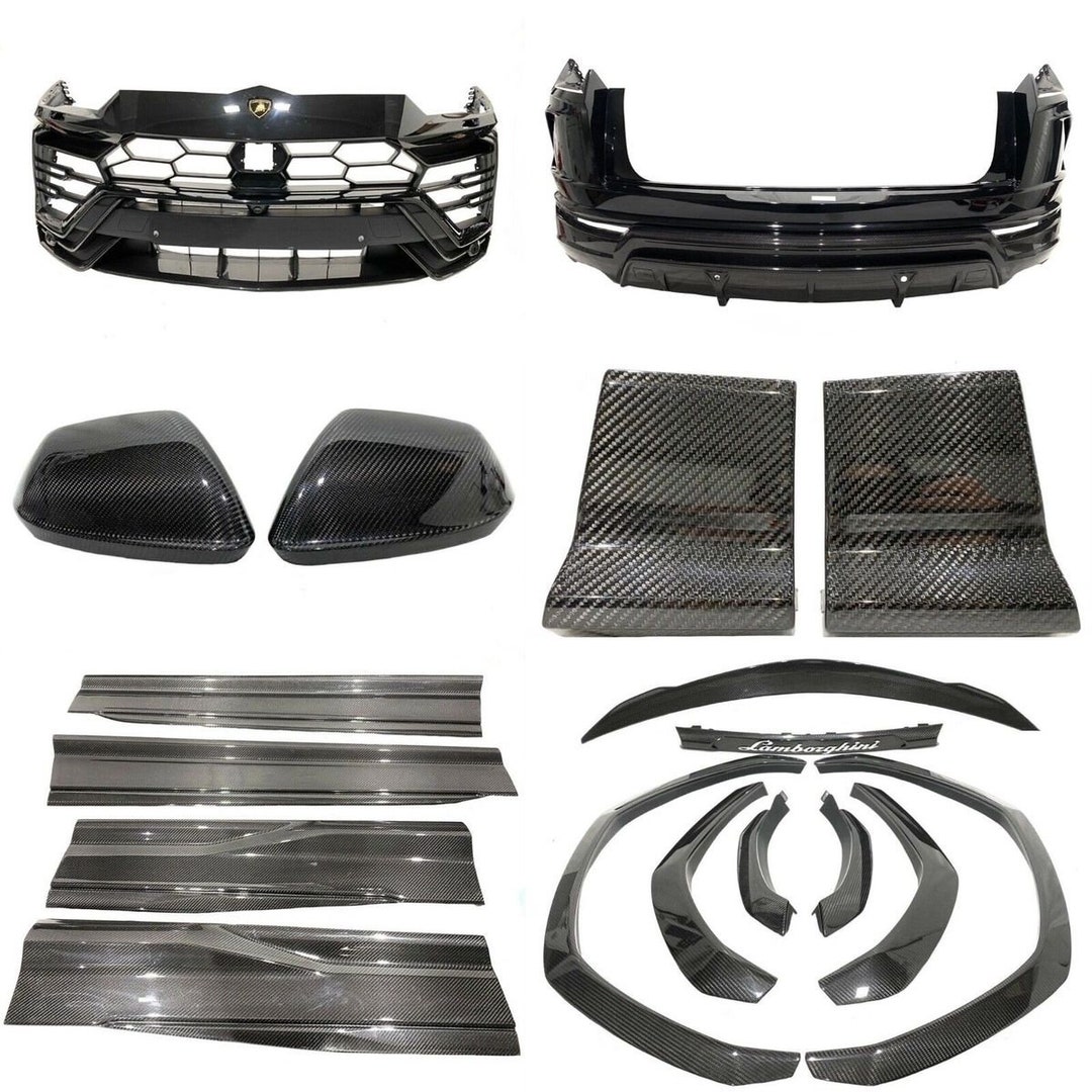 Lamborghini Urus Carbon Bumper Mirror Fender Cover Set - Etsy