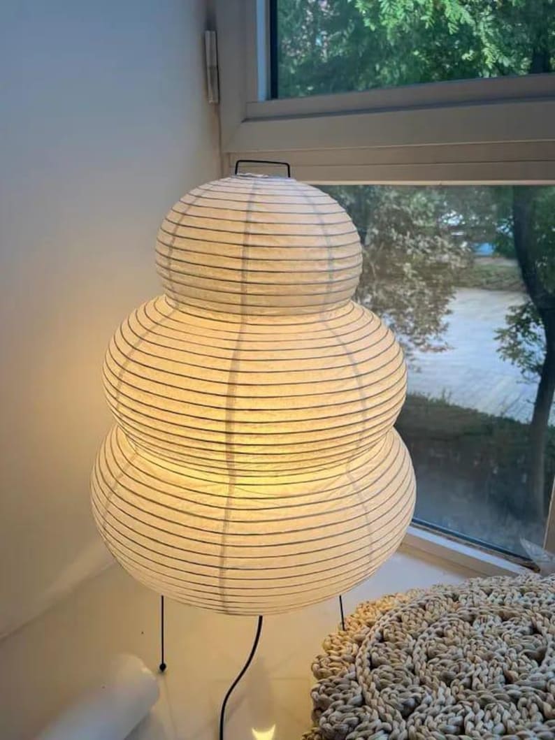 Japanese Rice Paper Lamp - Standing Lamp - Etsy