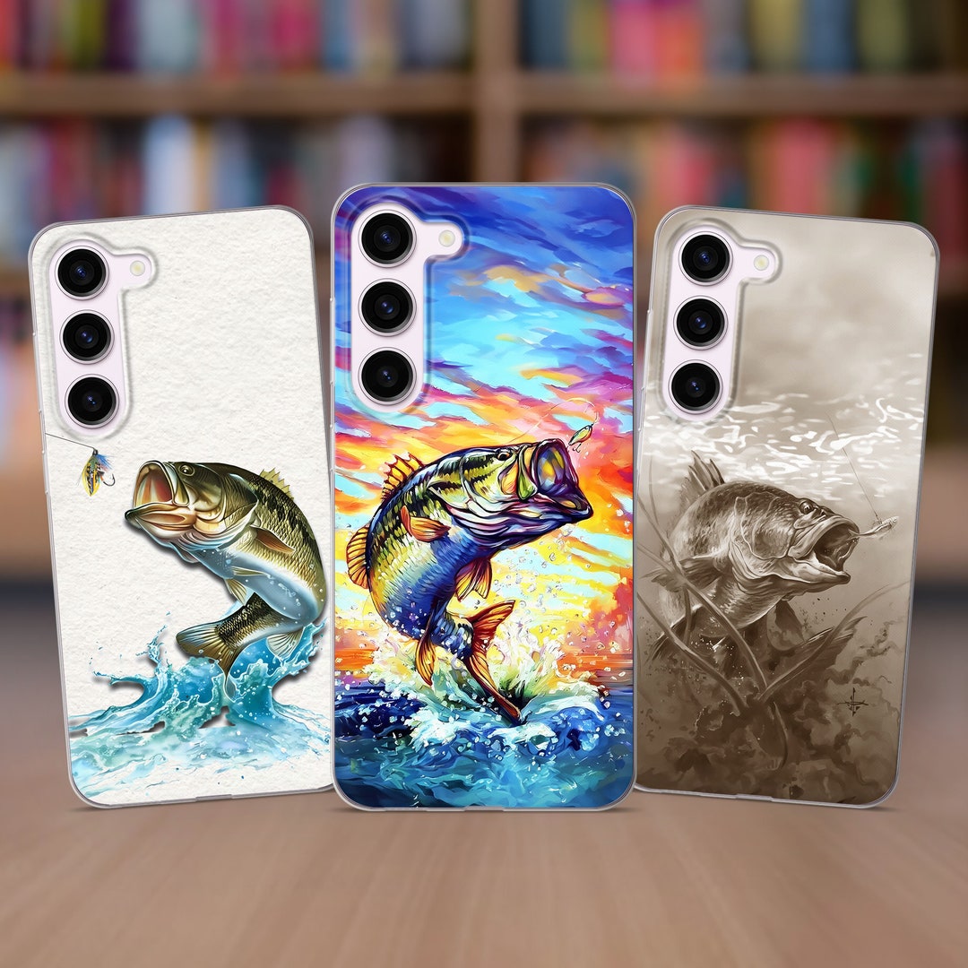 Fishing Phone Case Fits Samsung S25 S24 FE S23 Plus S22 S21 S20 FE Fit ...