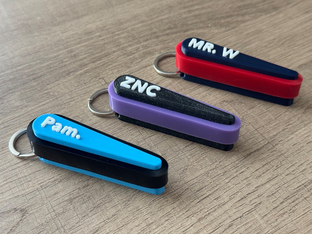 Custom Pinball Flipper Keychains - Personalized With Your Choice of ...