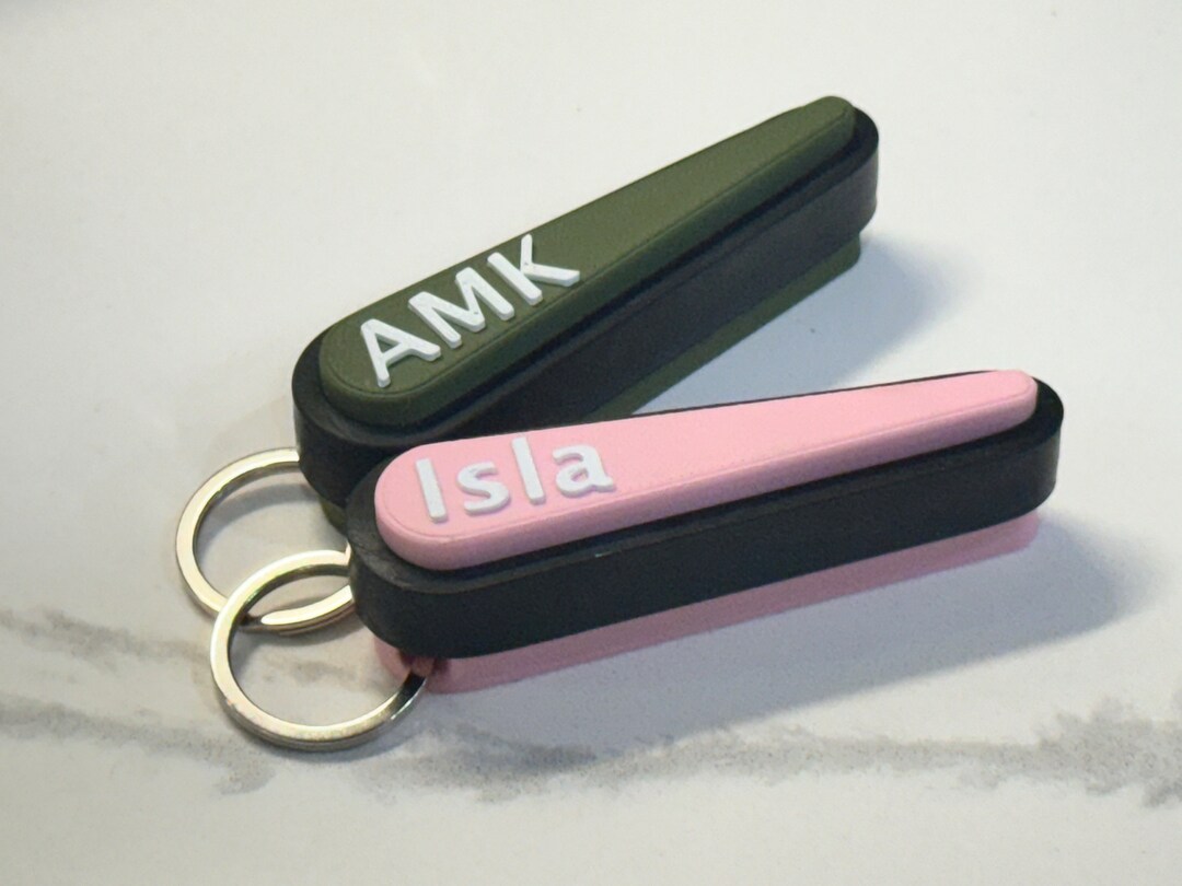Custom Pinball Flipper Keychains Personalized With Your Choice of Text ...