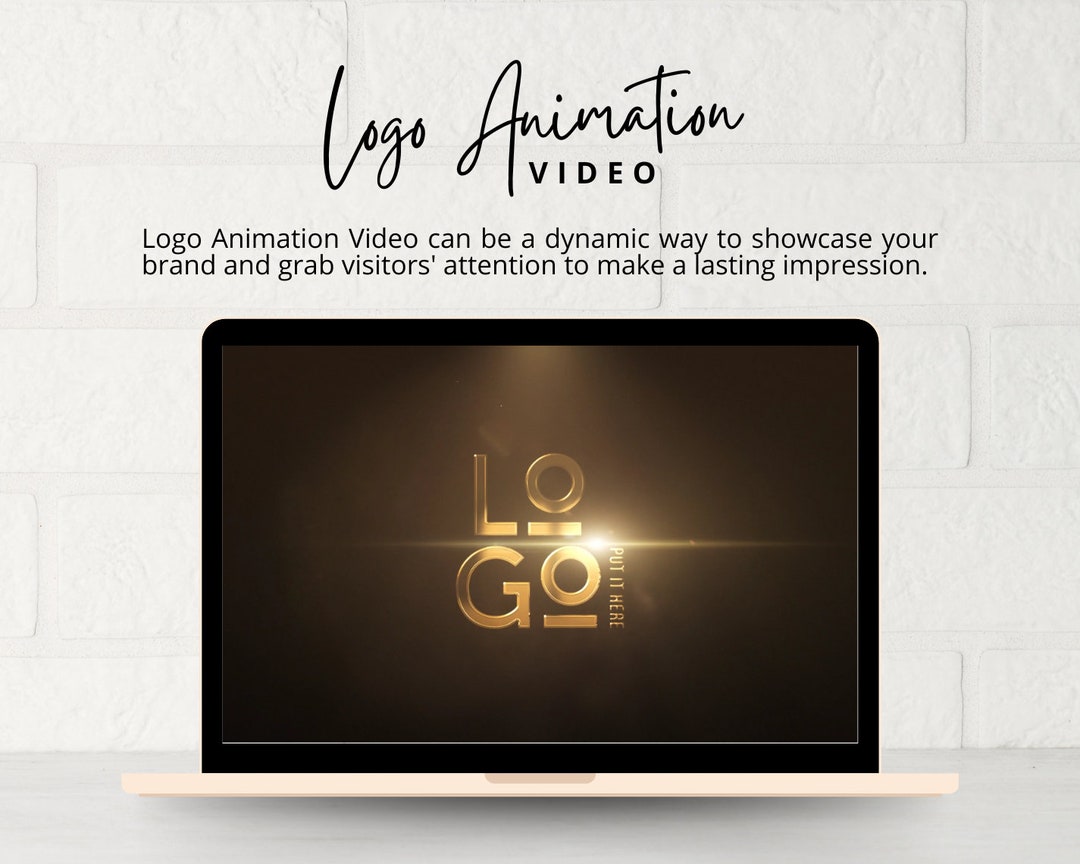 Sparkling Gold Logo Reveal, Luxurious Logo Intro Shinning Logo ...