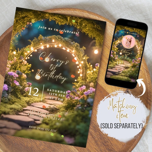 Enchanted Forest Template - Etsy