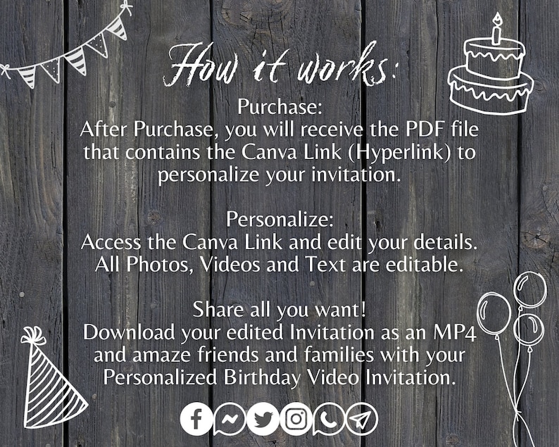 Custom Magical Forest Birthday Printable Invitation Fairy Garden ...