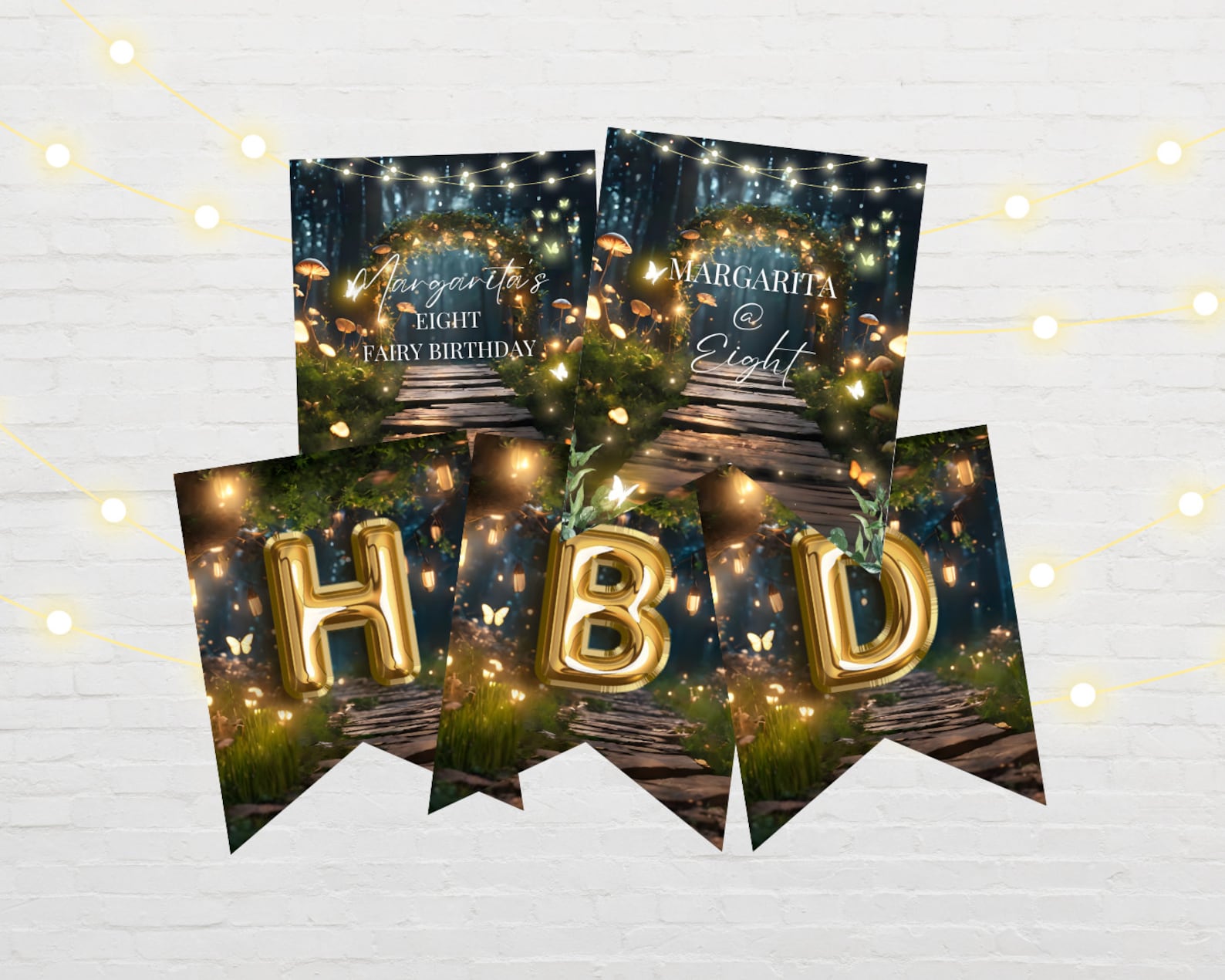 Custom Animated Magical Forest Birthday Invitation Video Fairy Garden ...