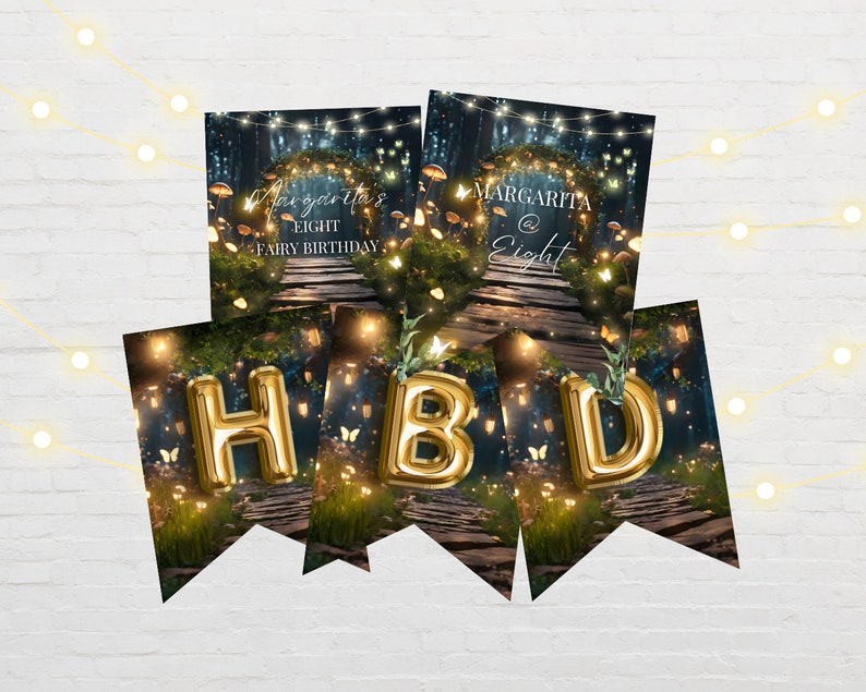 Custom Animated Magical Forest Birthday Invitation Video Fairy Garden ...