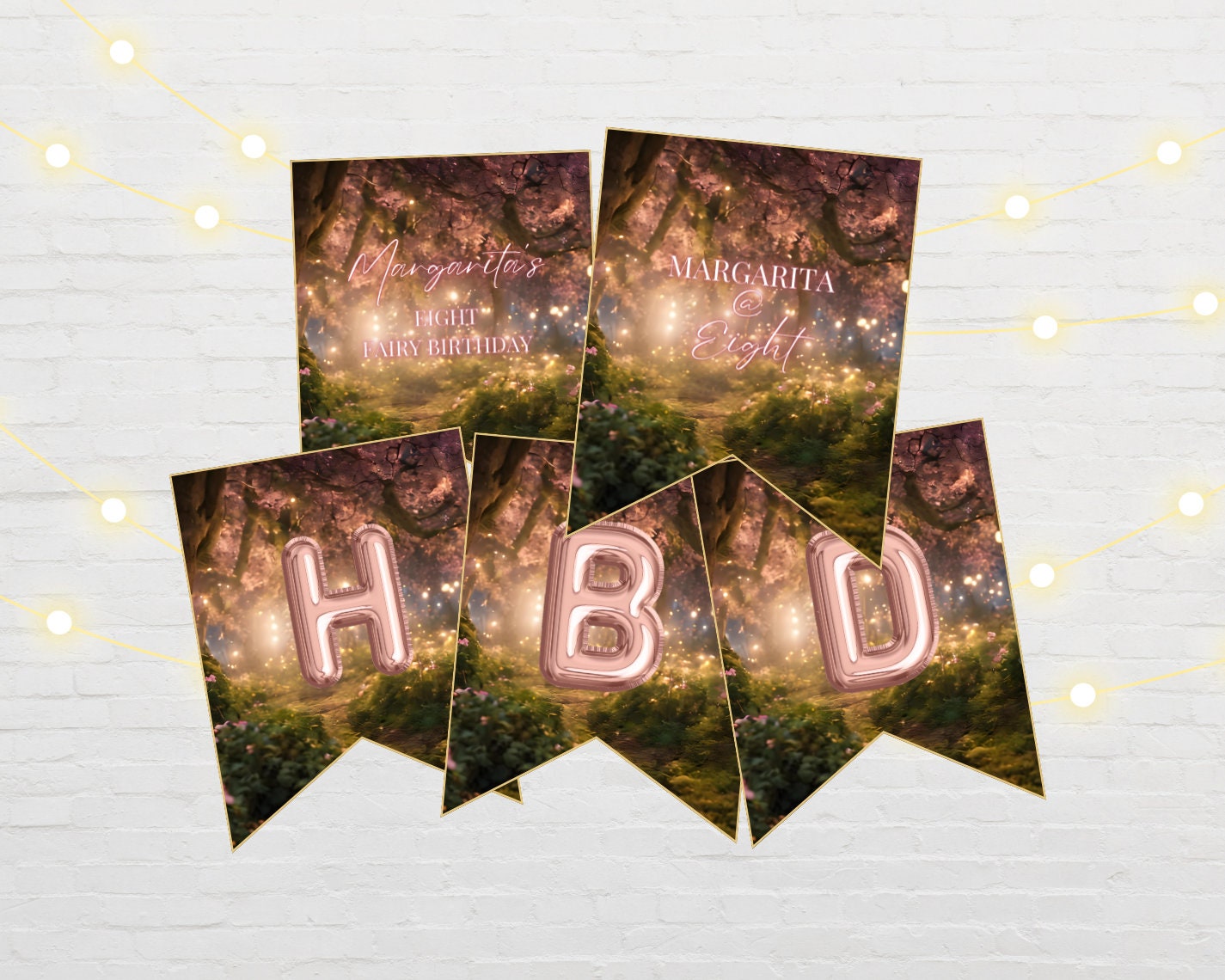 Custom Animated Magical Forest Birthday Invitation Bundle Fairy Garden ...